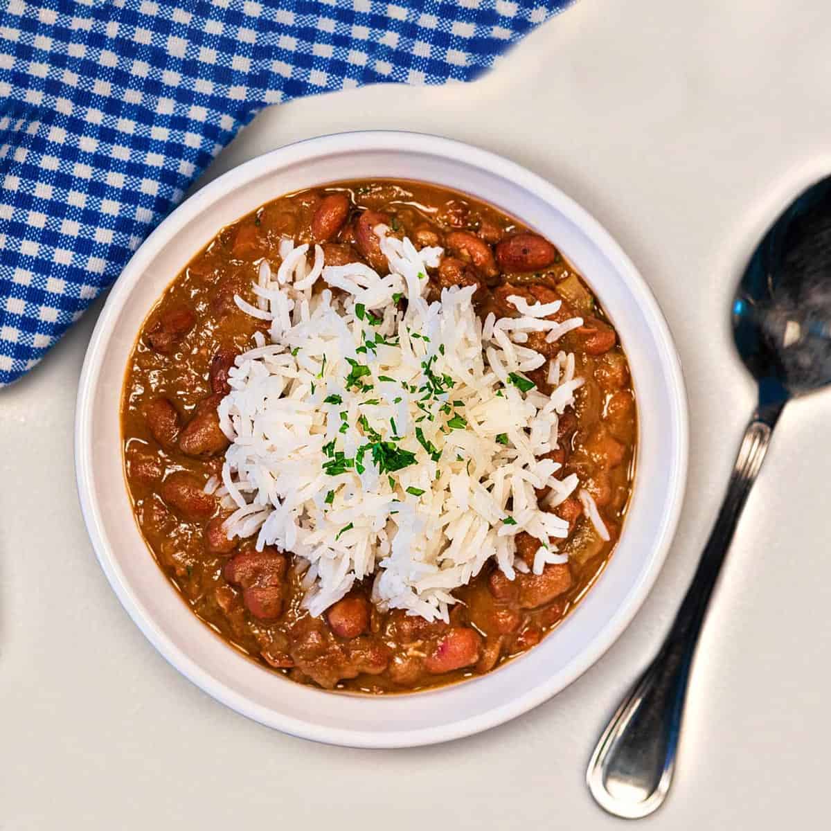 Cajun Vegan Red Beans and Rice - Dances with Knives
