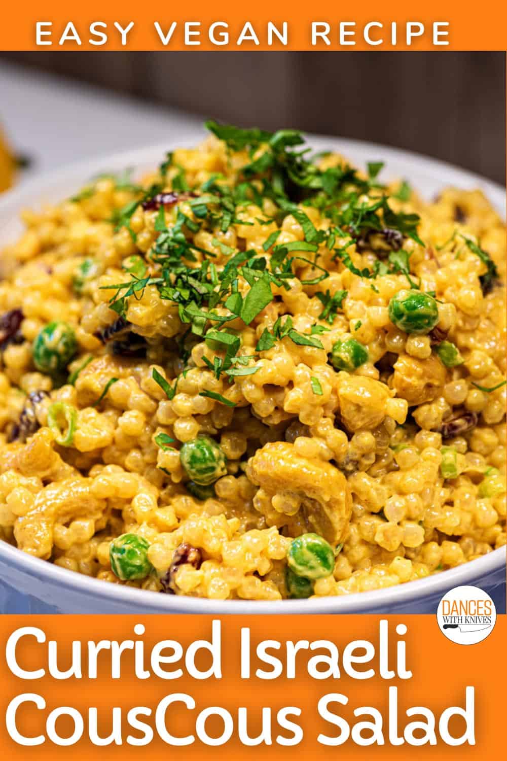 Curried Israeli Couscous Salad - Dances with Knives